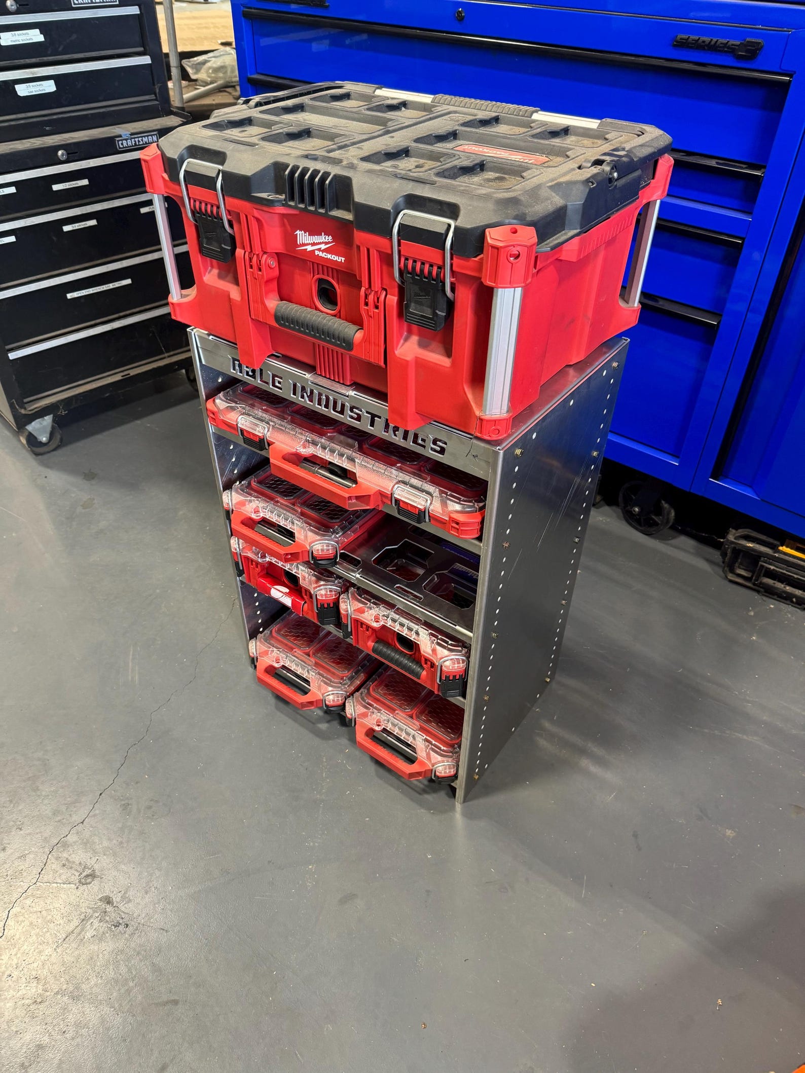 Milwaukee Packout Shelf Rack System clear Lid Narrow - Etsy