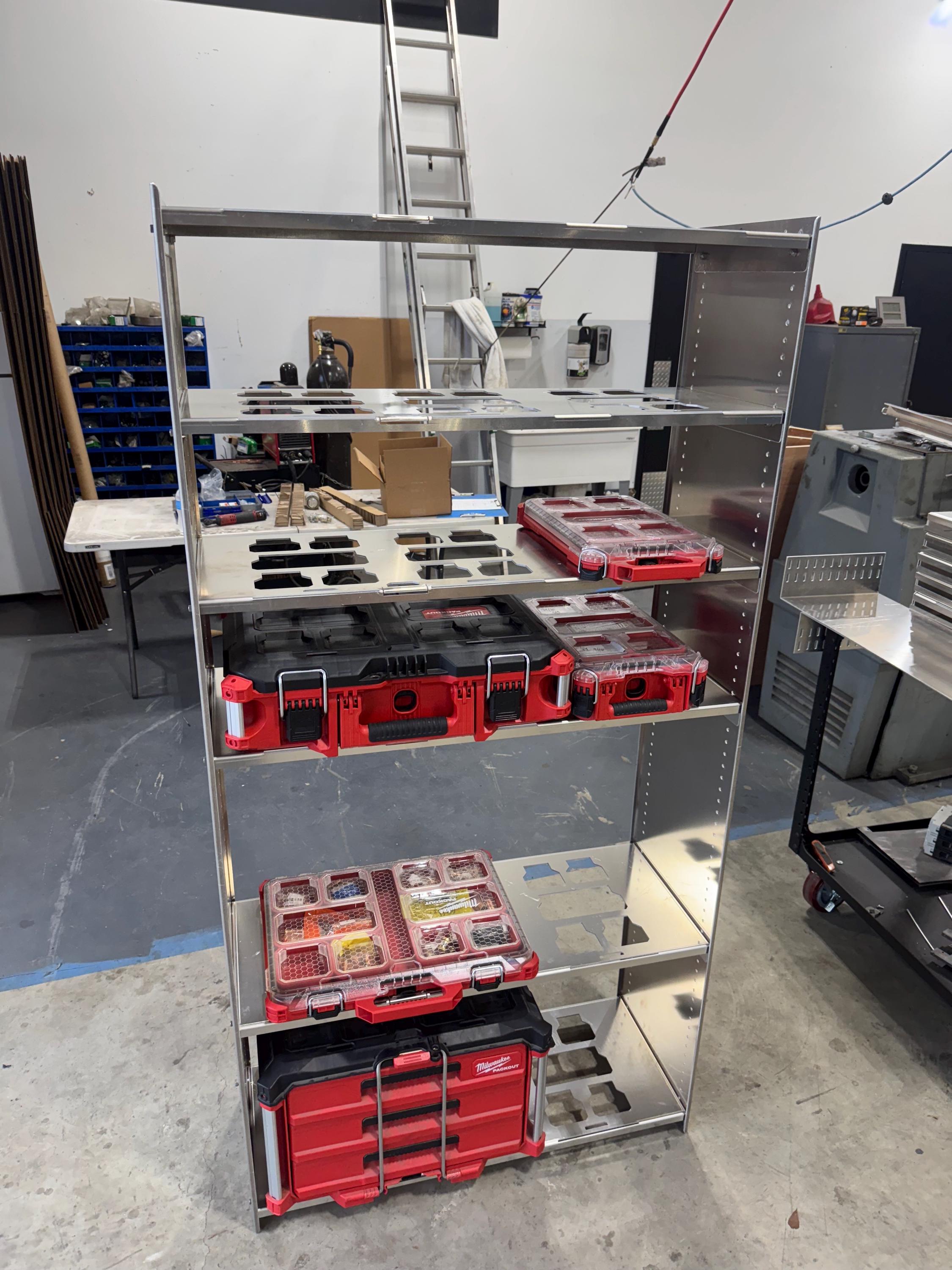 THE TOWER – Wide Dual Tool Rack System, Compatible With Milwaukee ...