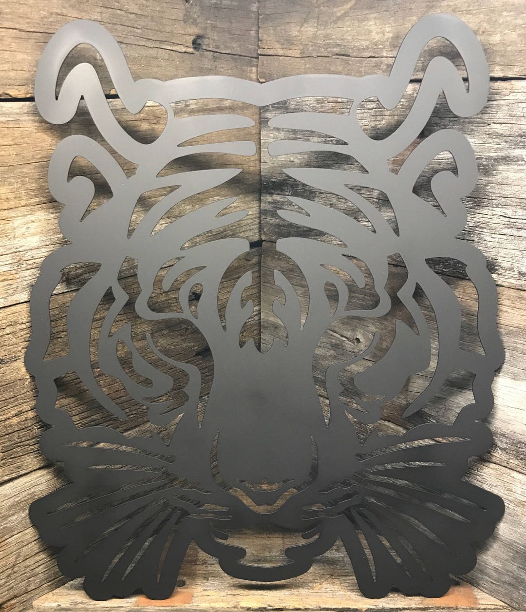 Head of Tiger-metal Art-custom-powdercoated Pvc Plastic Acrylic - Etsy