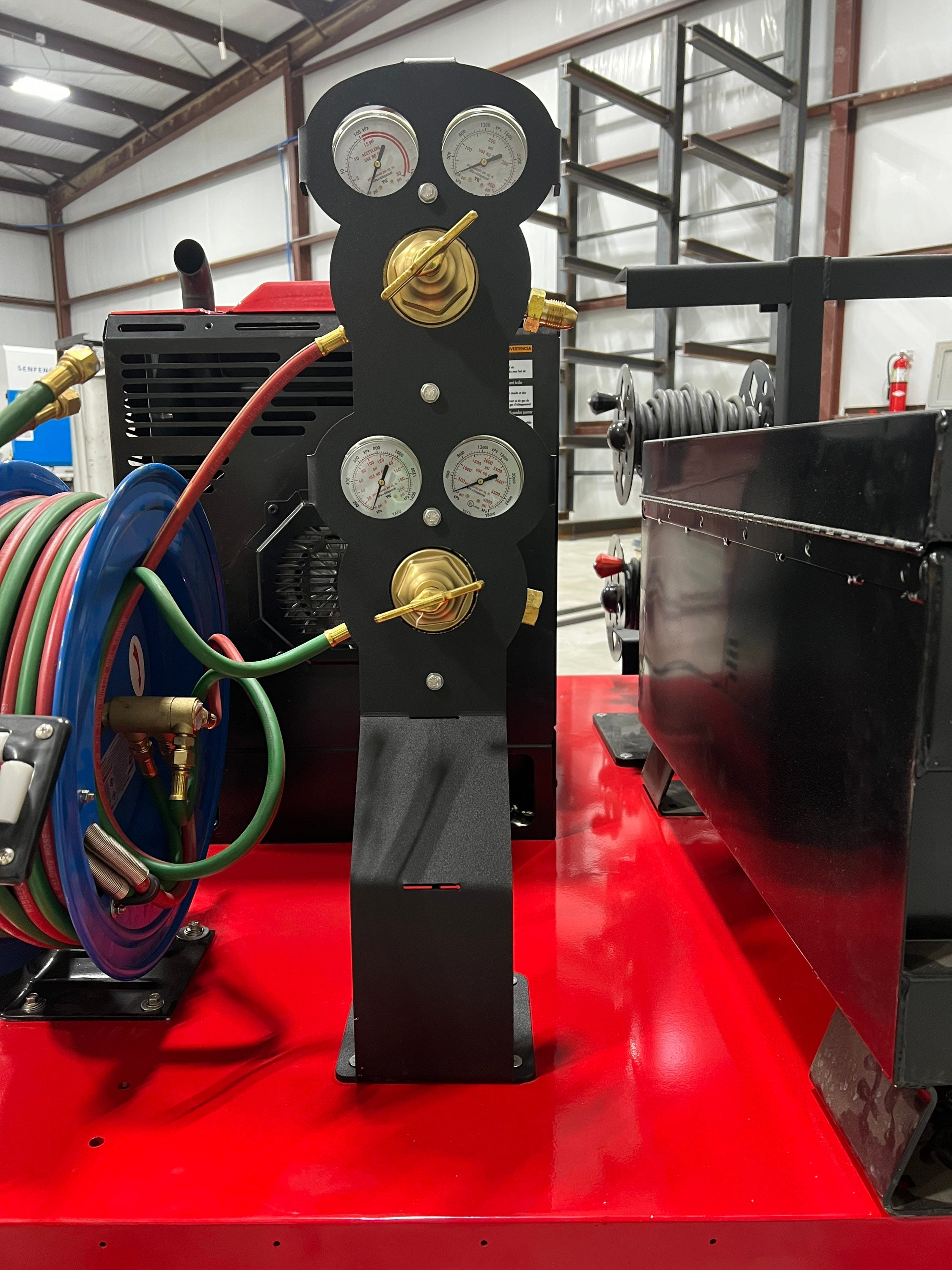 Dual Gauge Stand, Welding, Gauge Holder, Oxygen, Acetylene, Rack ...