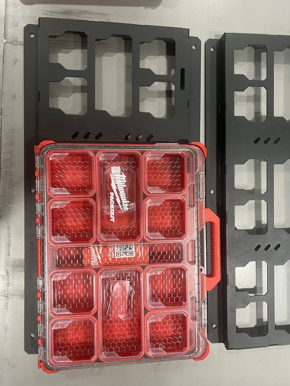 Milwaukee Packout Mounting Plate, 1/8th Thick Laser Cut, Organizer. 3 ...