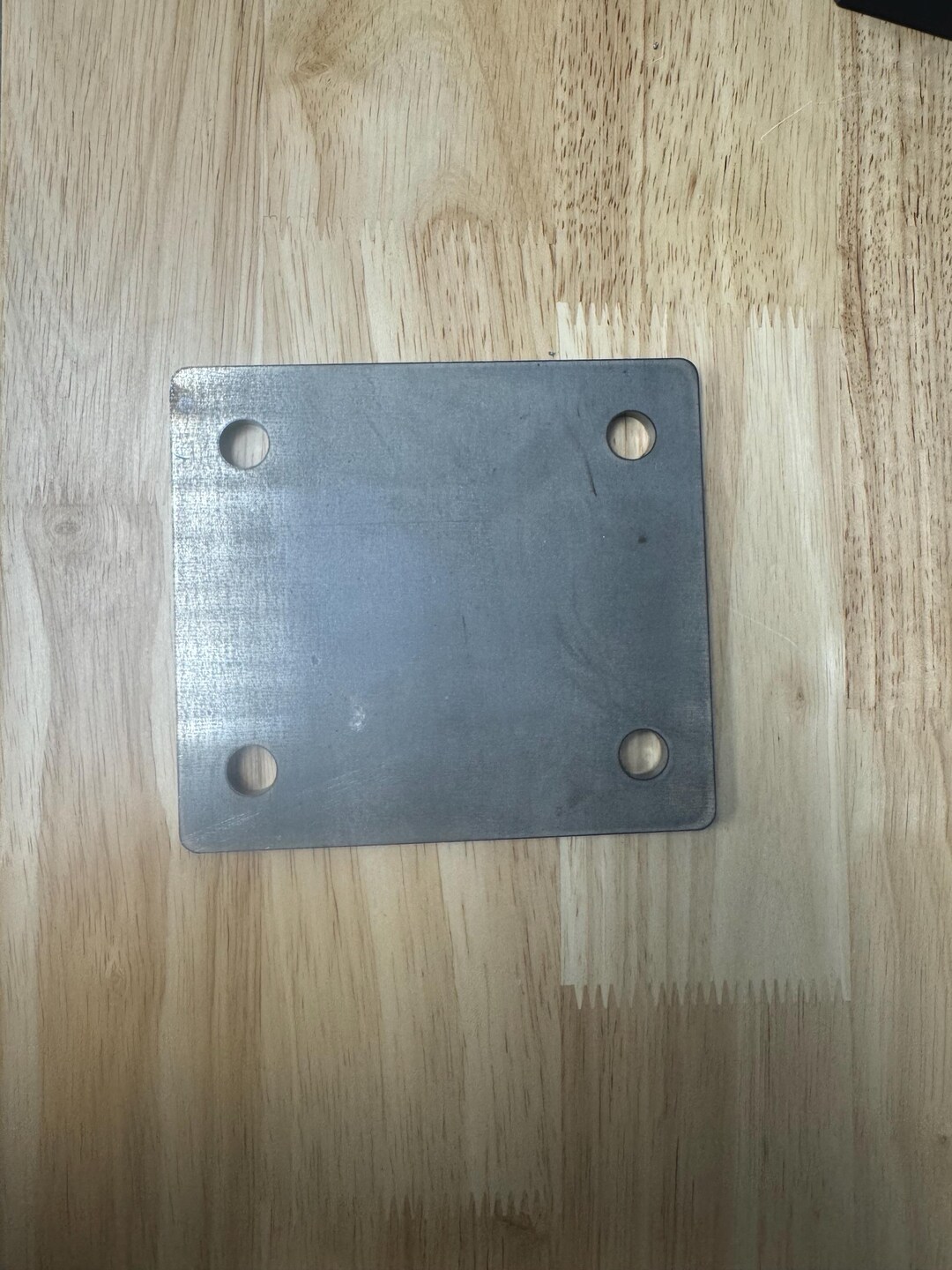 4 PC Base Plate, Floor Mount, Wall Mount, Fixture, A36, Steel, Carbon ...