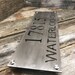 3D Stainless Steel Address Plate Address Monogram Numbers - Etsy
