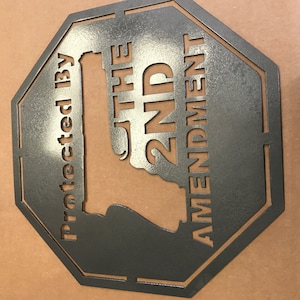 2nd Amendment Sign - Etsy