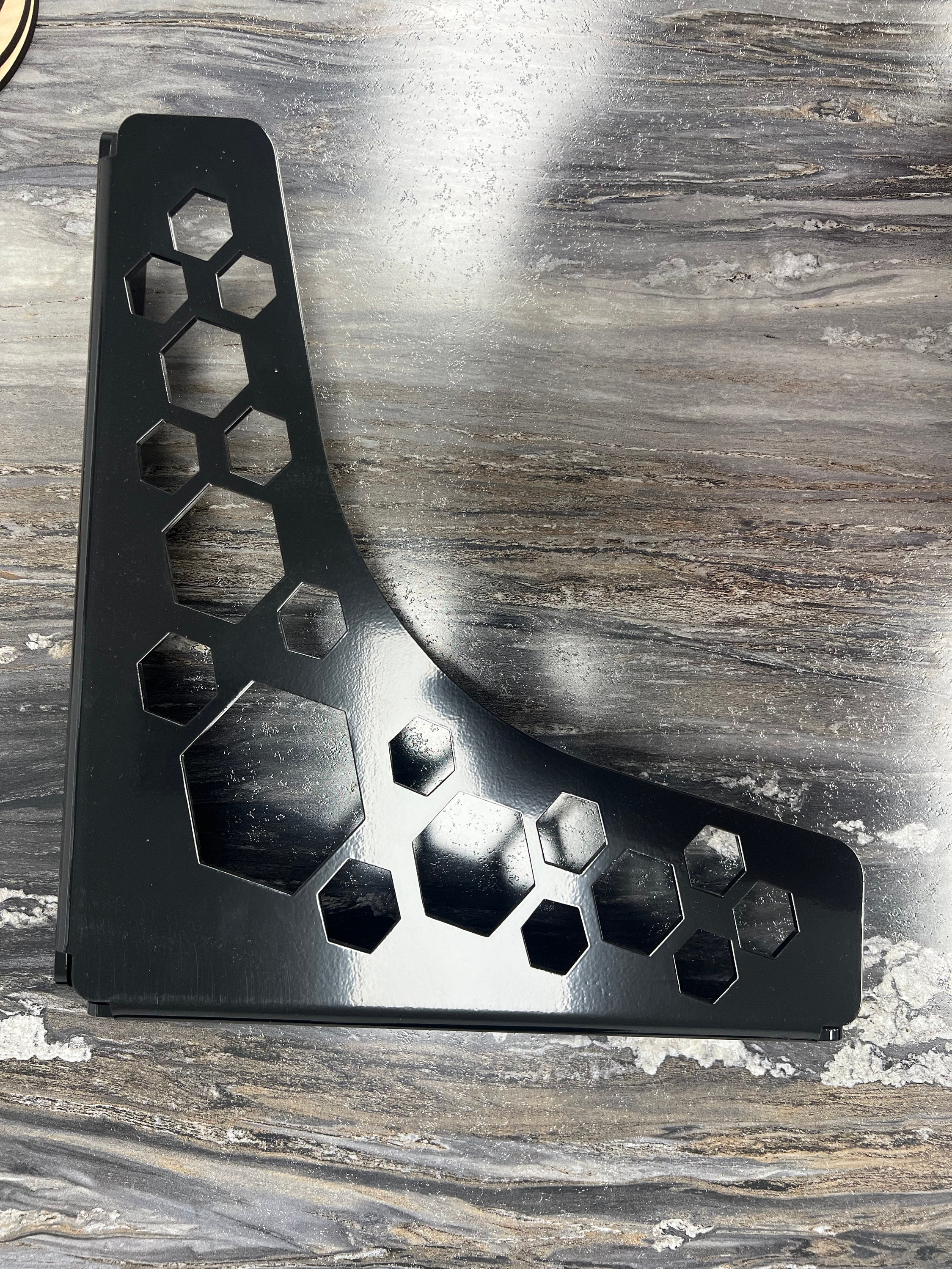 Shelf Bracket, Counter Support, Hexagon, Steel Bracket - Etsy