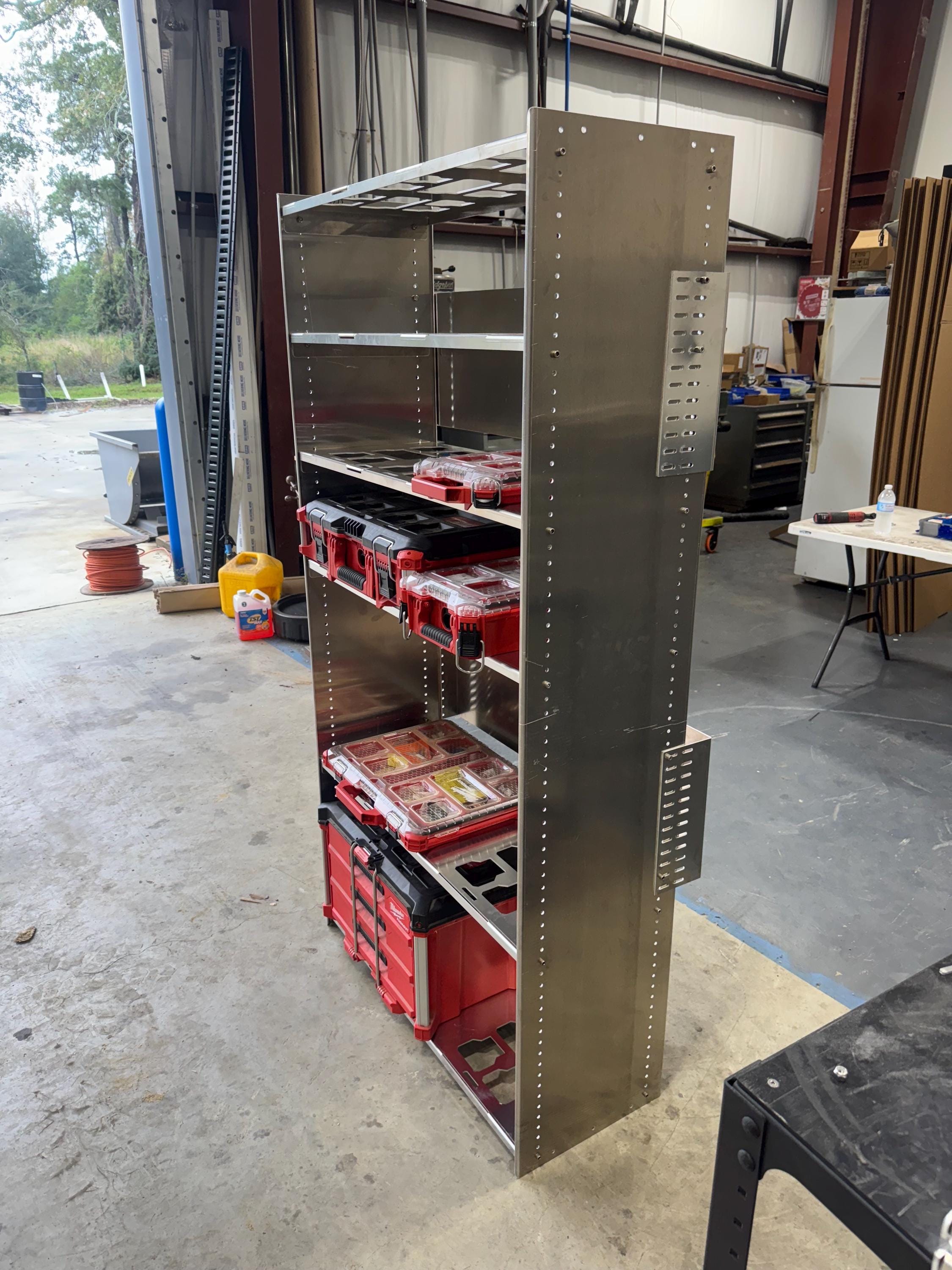 THE TOWER – Wide Dual Tool Rack System, Compatible With Milwaukee ...