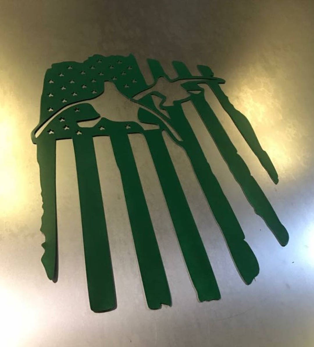 Ripped Duck Flag Flag Metal Military Duck Hunting Art - Etsy