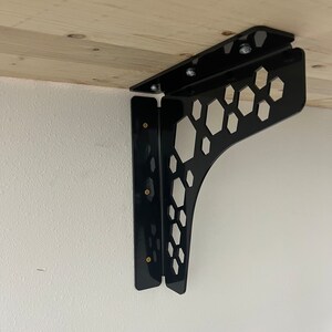 Shelf Bracket, Counter Support, Hexagon, Steel Bracket - Etsy