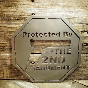 2nd Amendment Sign - Etsy