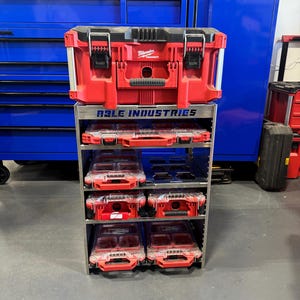 Milwaukee Packout Shelf Rack System (clear Lid) Narrow - Etsy