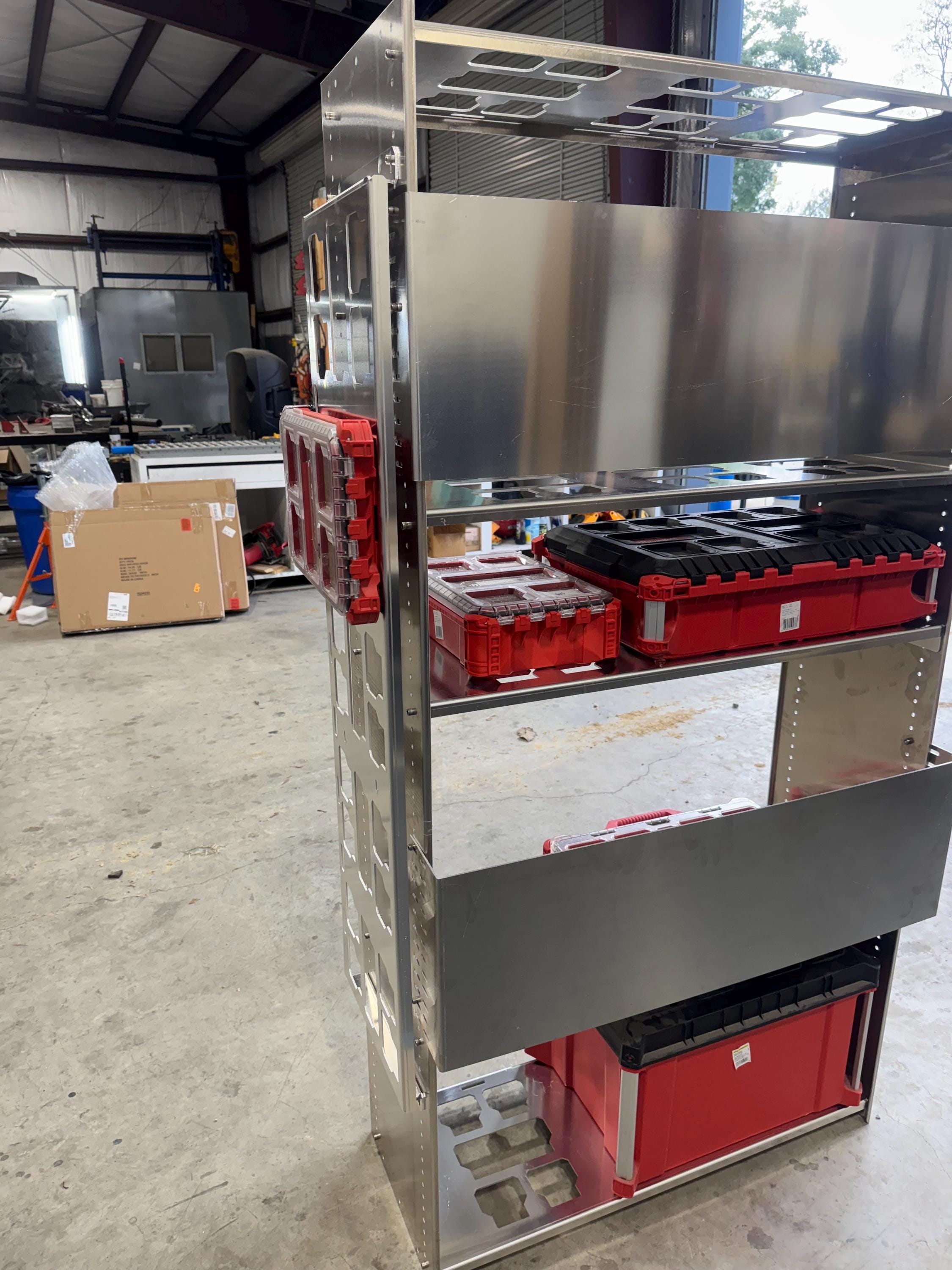 THE TOWER – Wide Dual Tool Rack System, Compatible With Milwaukee ...