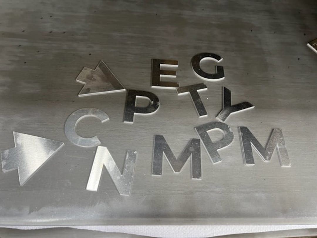 Aluminum Letters, Cnc, Laser Cut, Shapes, Gifts, Vintage, Cut to Size ...