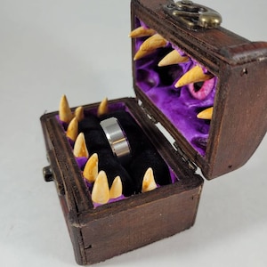 Mimic Ring Box: Dnd Engagement, Wedding Ring Bearer - Etsy