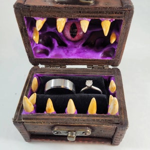 Mimic Ring Box: Dnd Engagement, Wedding Ring Bearer - Etsy