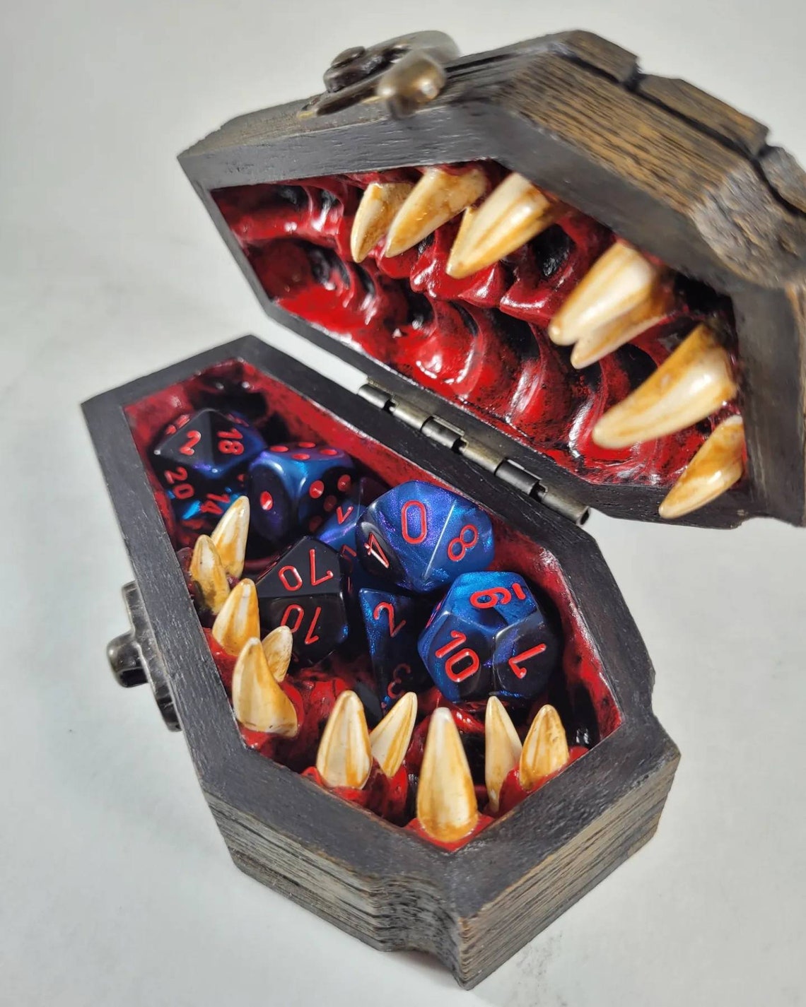 Coffin Mimic Dice Box,dungeons and Dragons, Tabletop Rpg Polyhedral ...