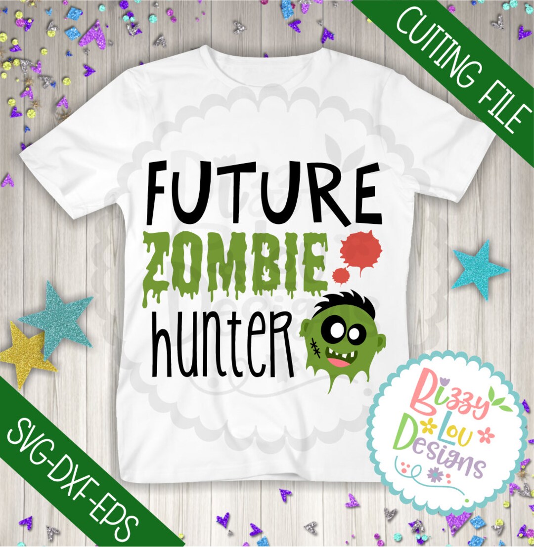 Zombie SVG, DXF, EPS Cut File Halloween Svg Future Zombie Svg Zombie ...