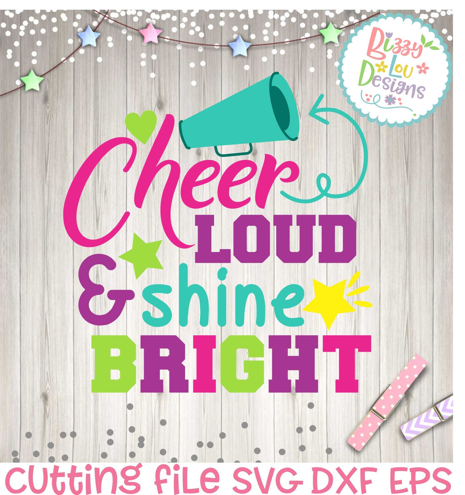 Cheer SVG DXF EPS Cheer Cut File Cheerleading Svg Athelte | Etsy