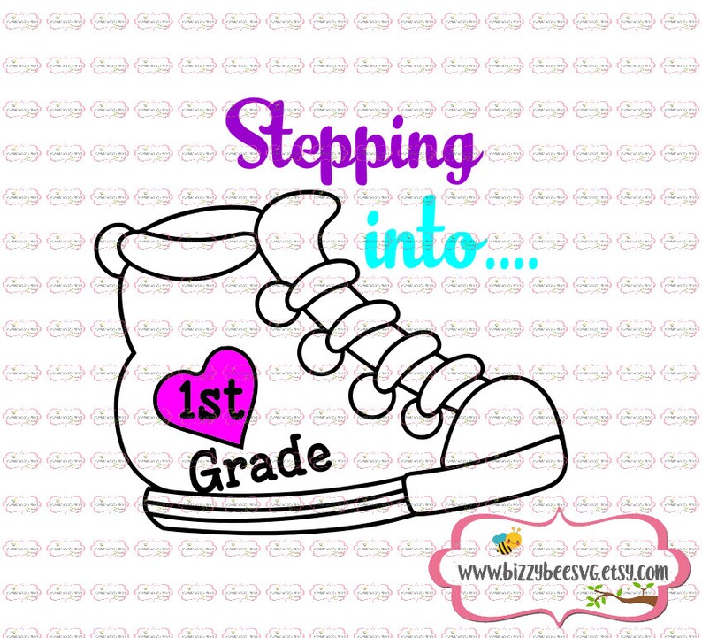 First Grade Svg DXF EPS Cut First Grade Cut File 1st Grade - Etsy