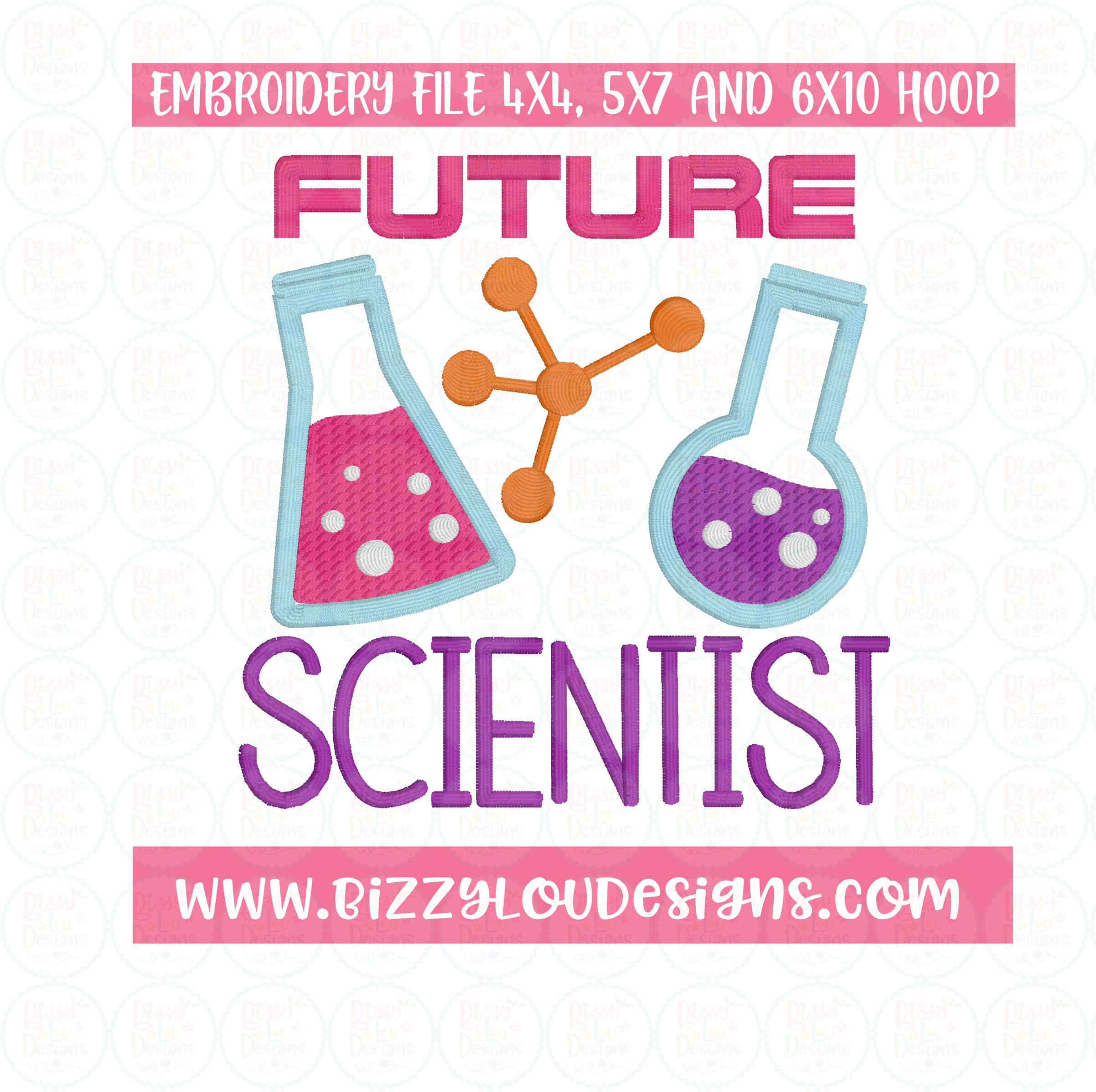 Science Embroidery science design scientist embroidery science | Etsy