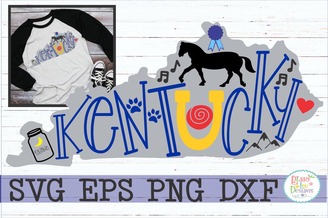 Kentucky SVG, DXF, EPS Cut File Girls Svg Kids Svg Kentucky Cut File ...