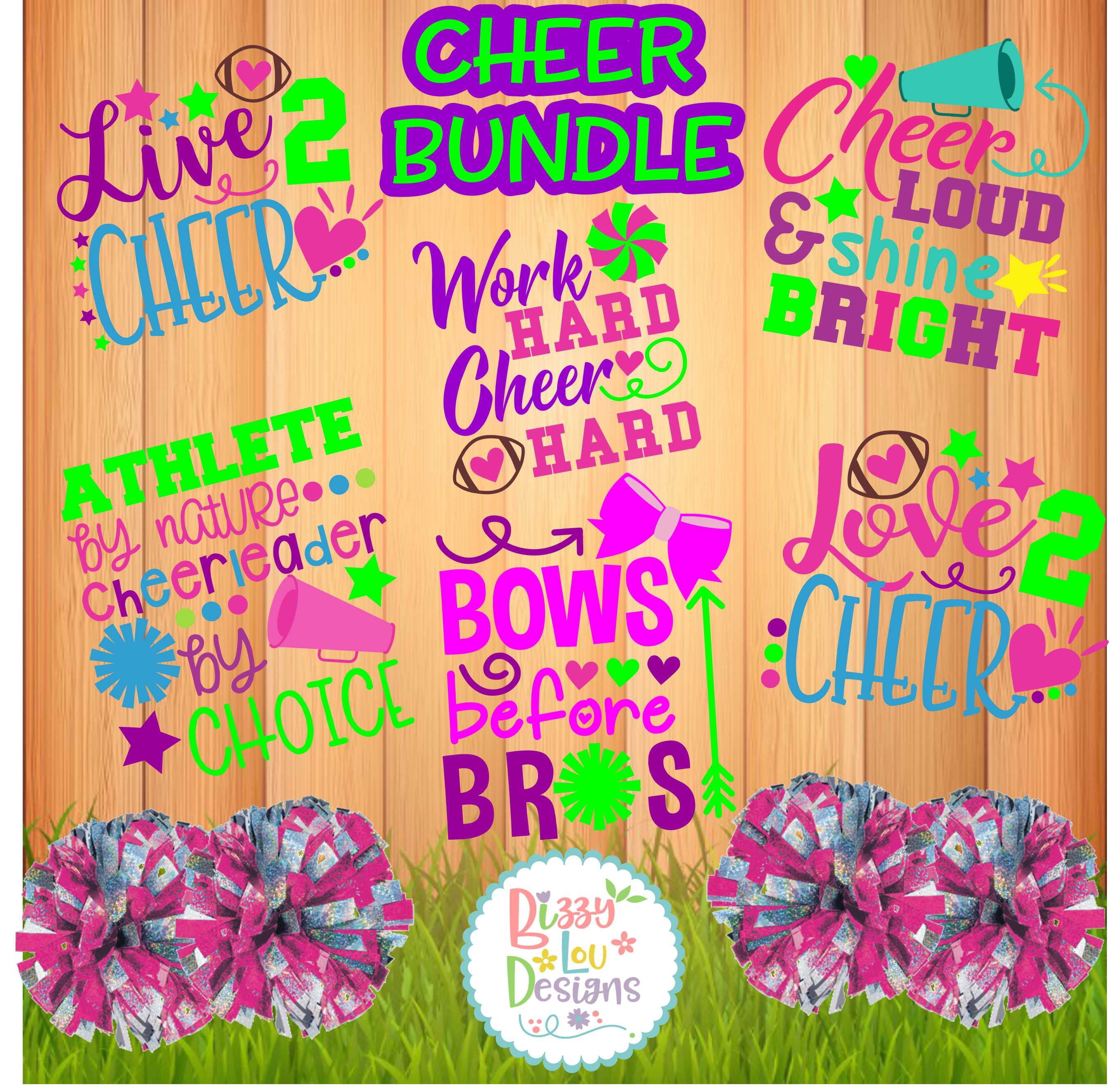 Cheer SVG DXF EPS Cheer Cut File Cheerleading Svg Cheer | Etsy