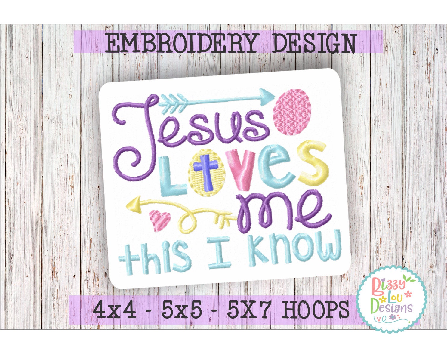 Jesus Loves Me Embroider Design Easter Embroidery Design Jesus Loves Me ...