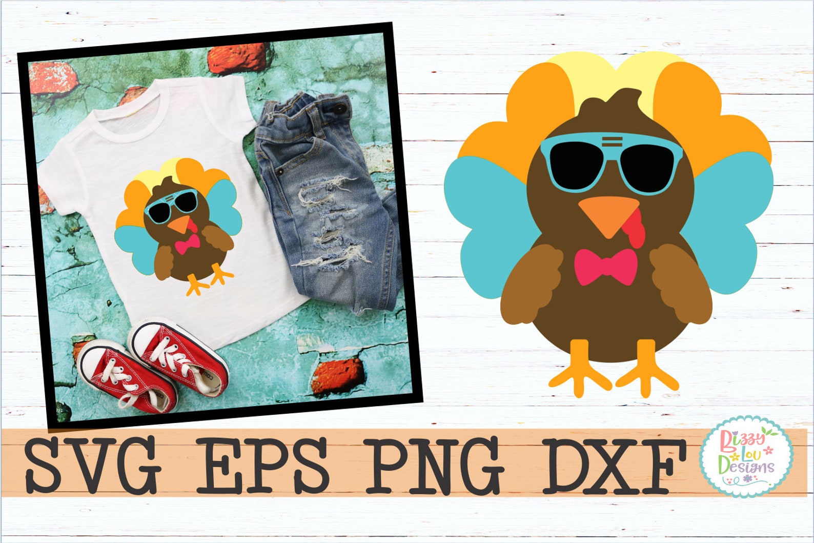 Turkey SVG DXF EPS Png Thanksgiving Svg Turkey Clip Art | Etsy