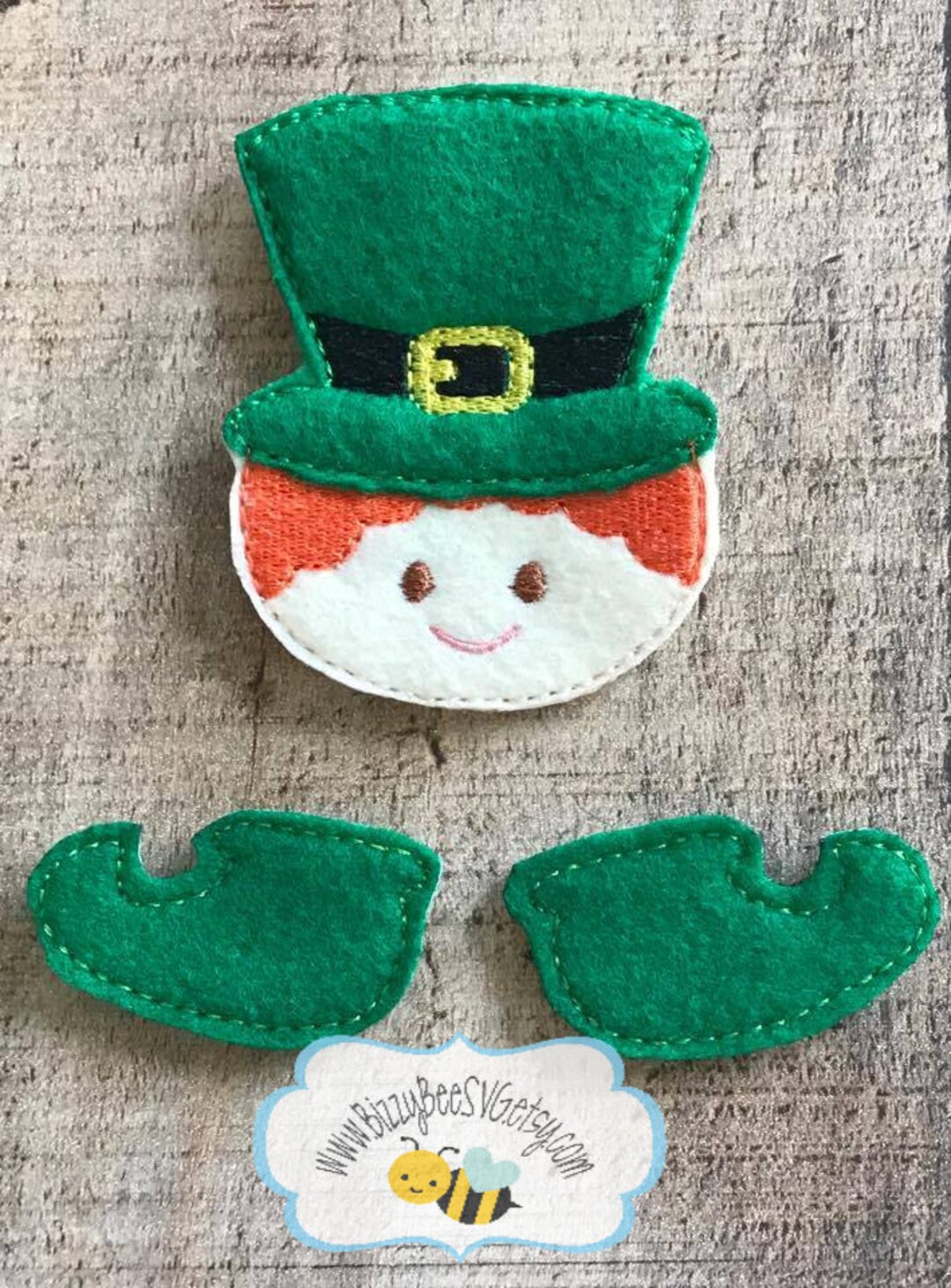 Leprechaun Feltie Parts Leprechaun Hat Feltie Design Bow Parts ...