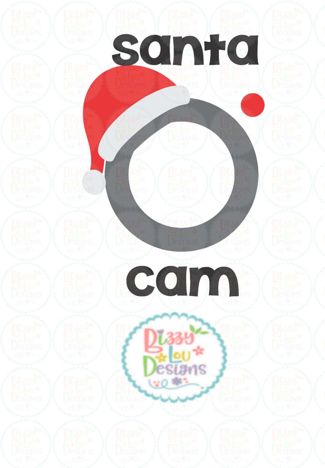 Santa Cam SVG, DXF, EPS Santa Cam Cut File Santa Camera Svg Santa Cam ...