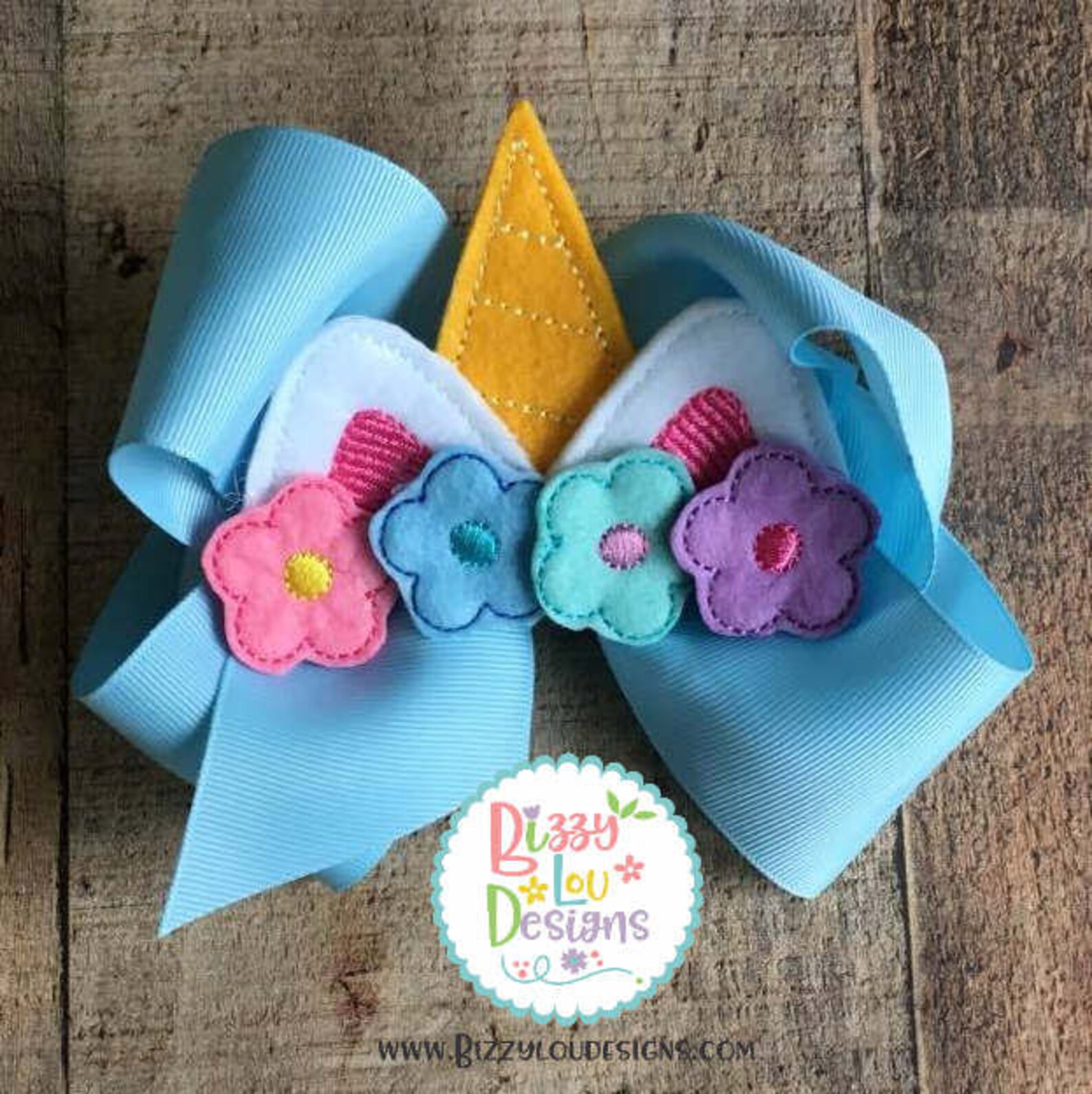 Unicorn Feltie Parts Unicorn Feltie Bow Parts Unicorn | Etsy