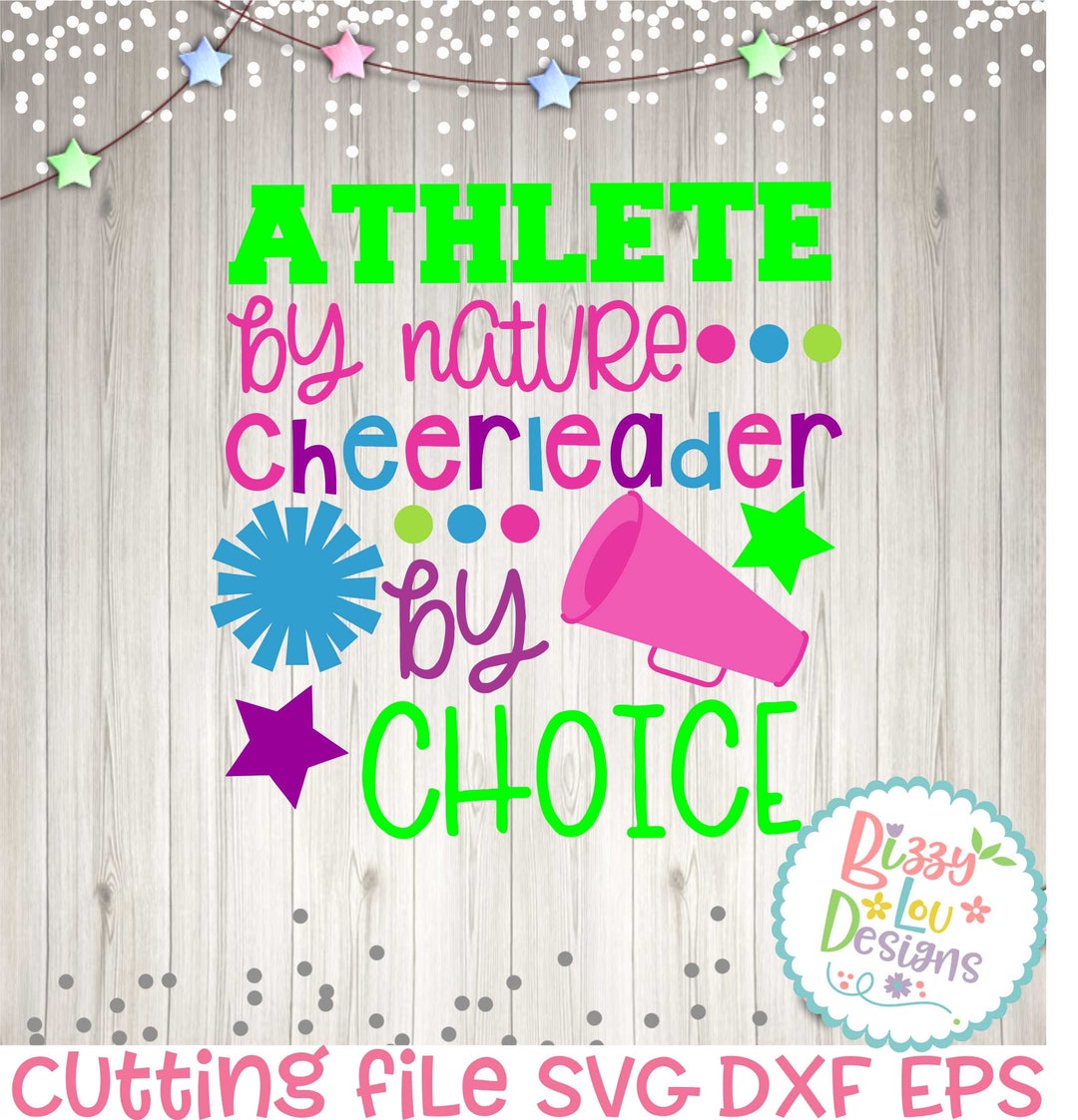 Cheer SVG, DXF, EPS Cheer Cut File Cheerleading Svg Athelte Svg Cheer ...