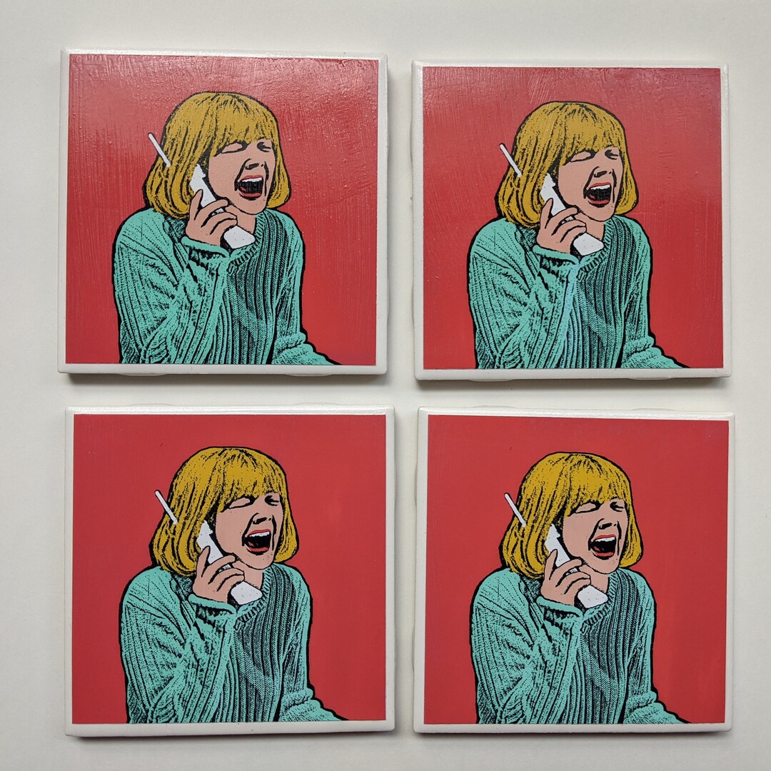 Scream Horror Movie Coasters // Horror Gifts// Scream Horror - Etsy