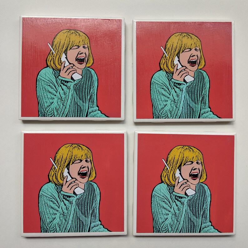 Scream Horror Movie Coasters // Horror Gifts// Scream Horror - Etsy