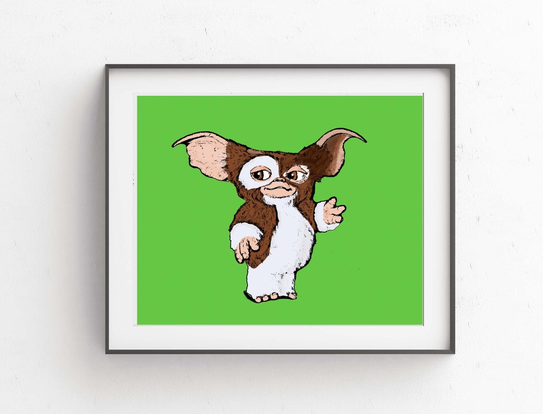Gremlins Gizmo Art Print // Gremlins Art // Gizmo Print - Etsy