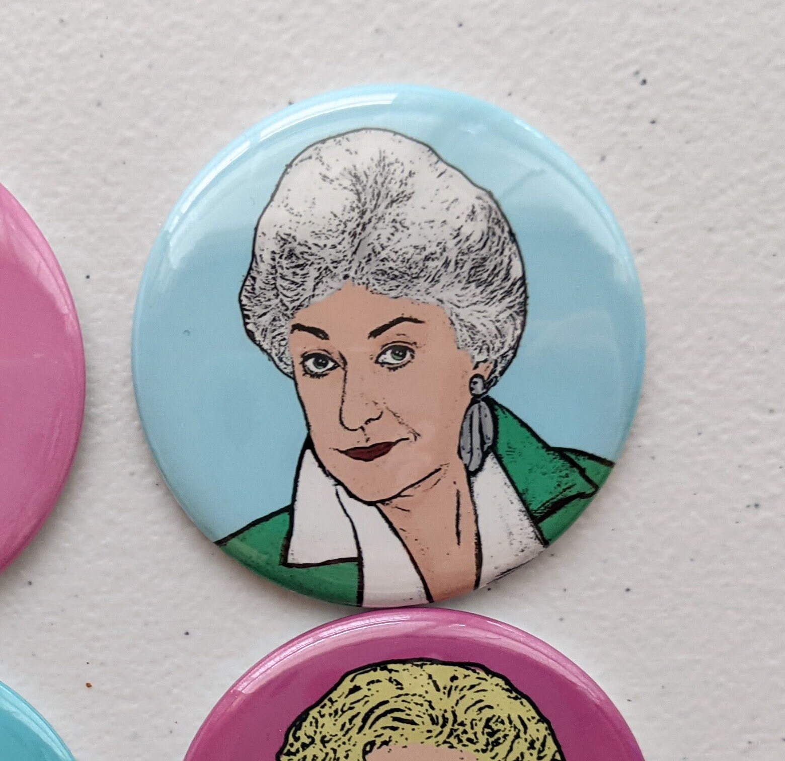 Golden Girls Magnet Set // Golden Girls Art / Golden Girls | Etsy