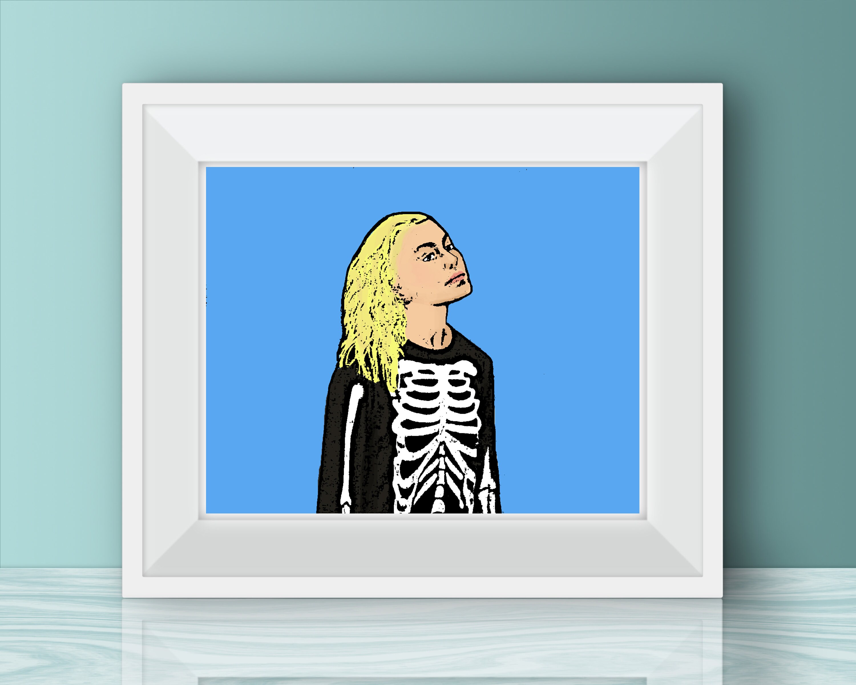 Phoebe Bridgers Pop Art Portrait // Phoebe Bridgers Art // Phoebe ...