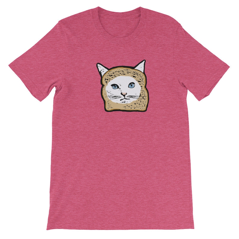 Funny Cat T-shirt // Bread Cat // Toast Cat // Inbread Cat - Etsy
