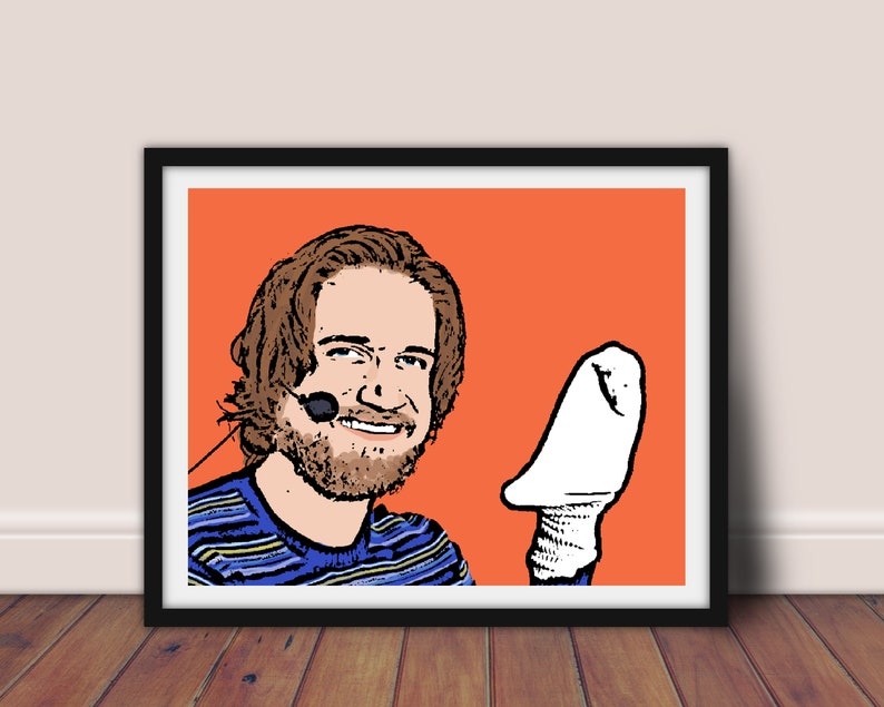 Bo Burnham Socko Inside Pop Art // Bo Burnham Inside Special | Etsy