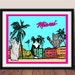 Miami Cat Florida Pop Art Print // Miami Art // South Beach - Etsy