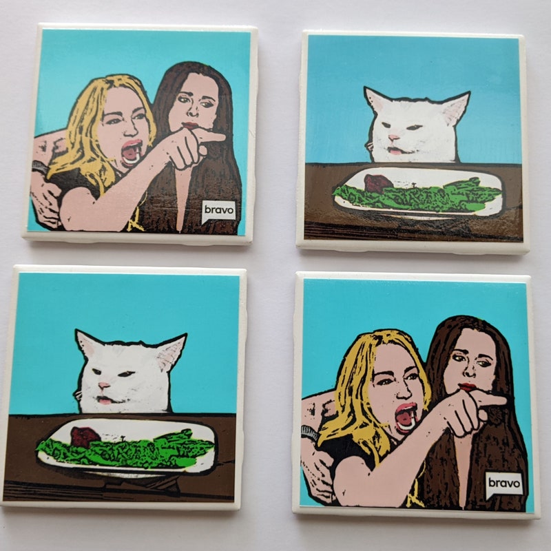 Woman Yelling at Cat - Etsy