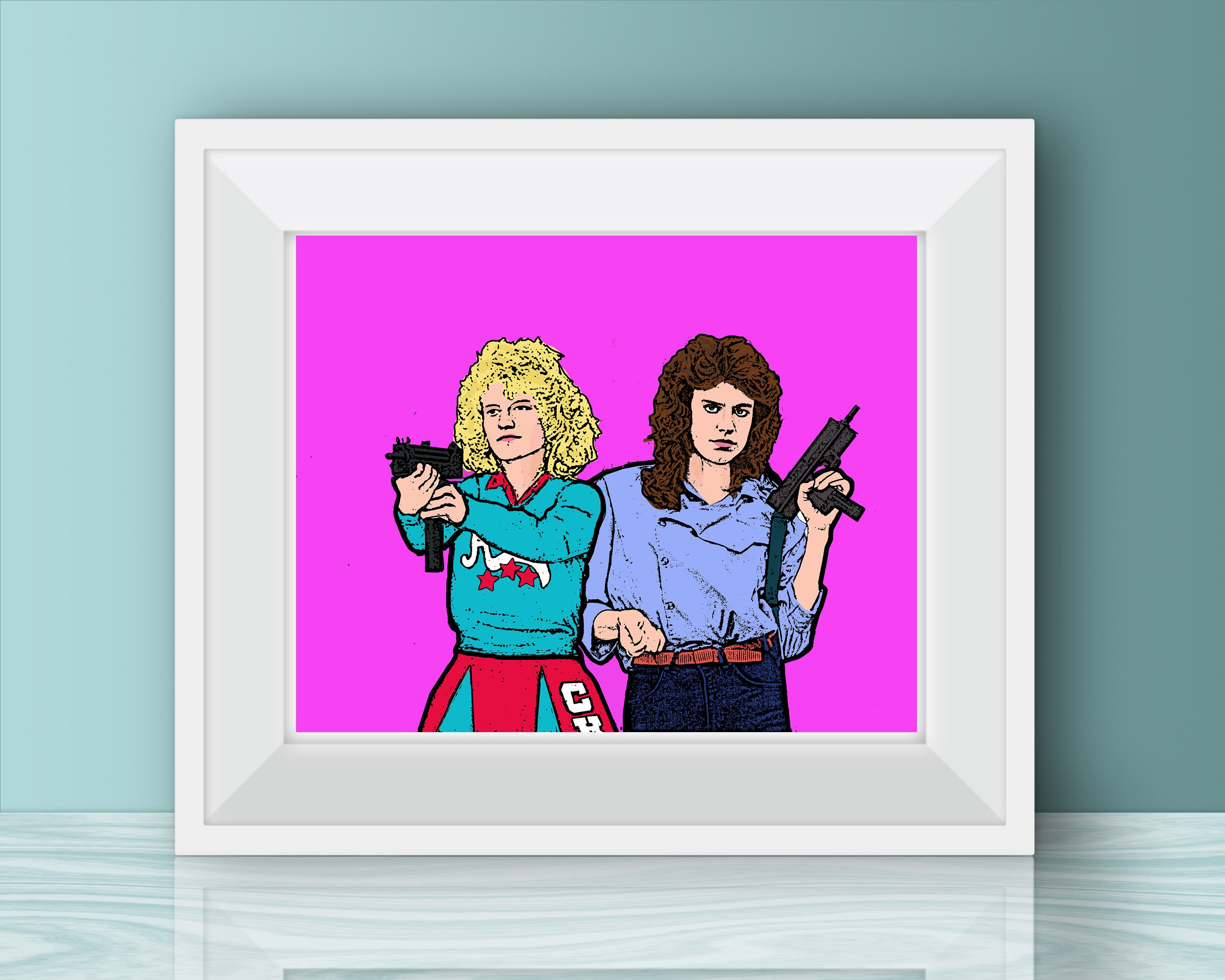 Night of the Comet Print // 80s Horror Pop Art - Etsy