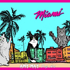 Miami Cat Florida Pop Art Print // Miami Art // South Beach - Etsy