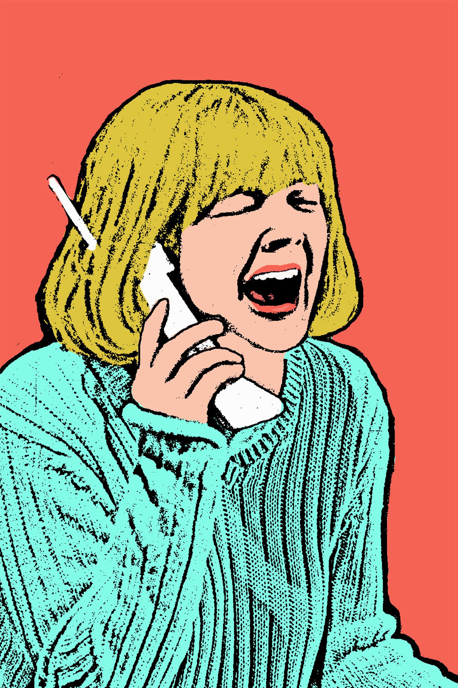 Scream Horror Art Print // Wes Craven Scream Horror Art // | Etsy