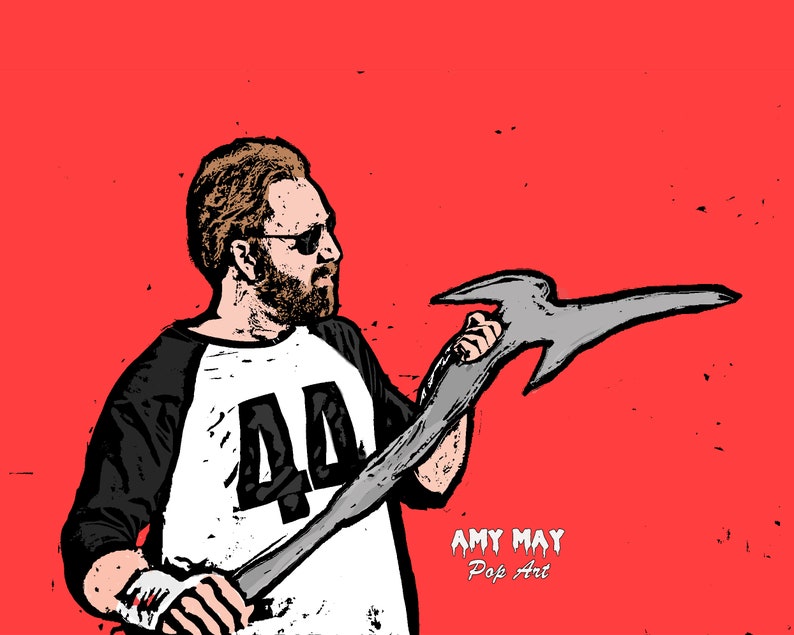 Mandy Red Miller Pop Art // Mandy Horror Film Art // Nic Cage - Etsy