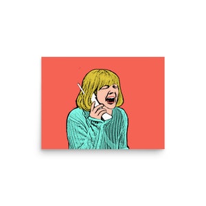 Scream Drew Barrymore Matte Poster Print - Etsy