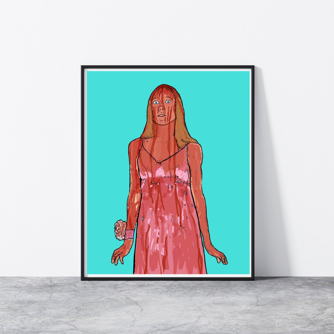 Carrie Horror Fan Art Print // Stephen King Horror Art // Cult Film Art ...