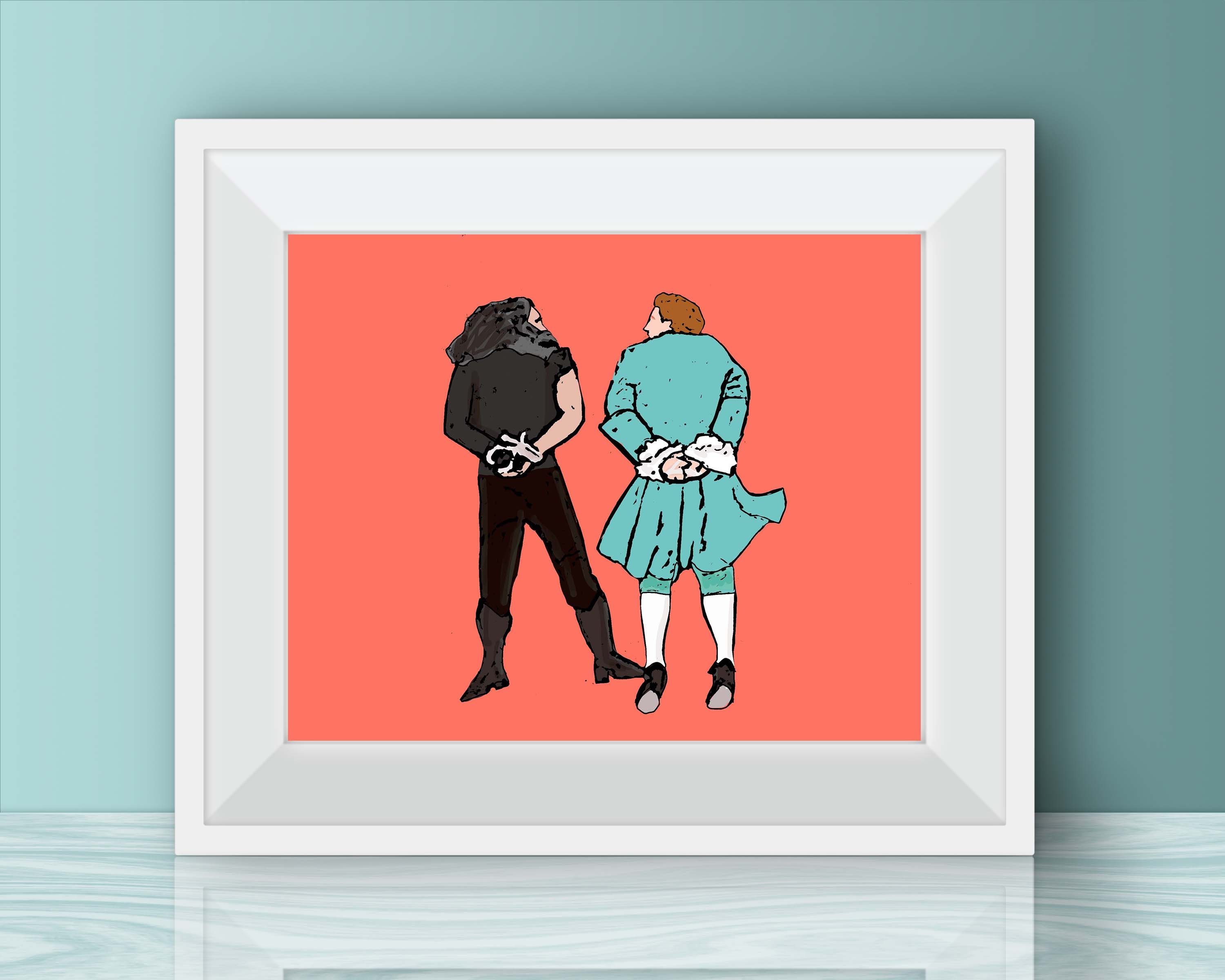 Our Flag Means Death Stede Bonnet Blackbeard Blackbonnet Foot Touch Art ...