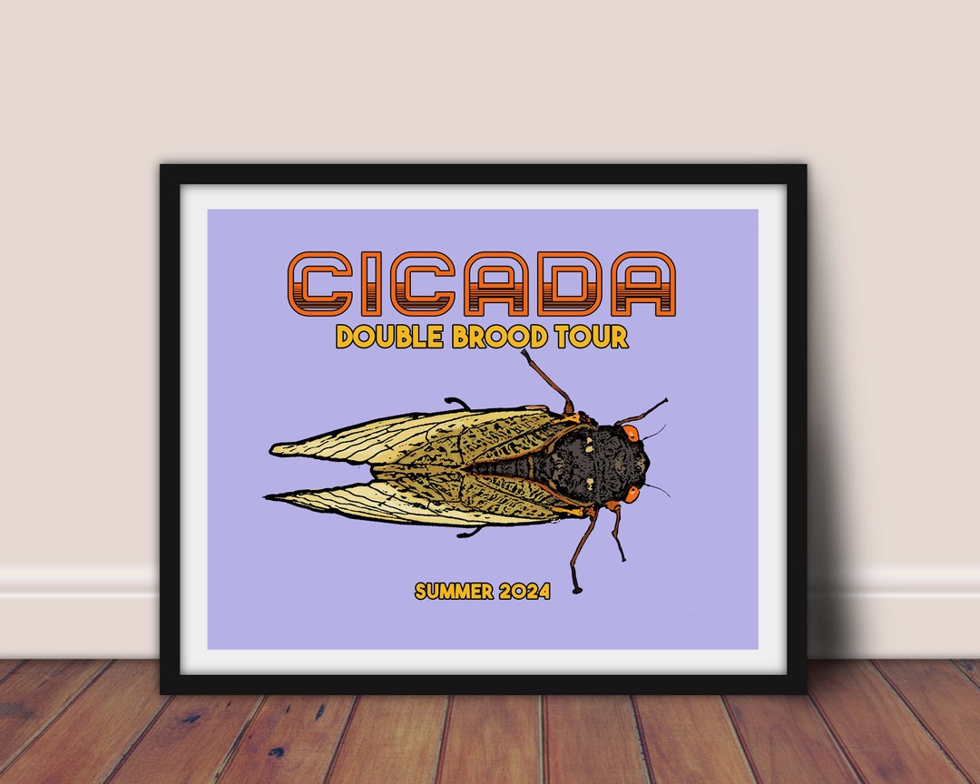 Cicada Art Print // Cicada 2024 Art // 2024 Cicada Art 8x10 Print - Etsy
