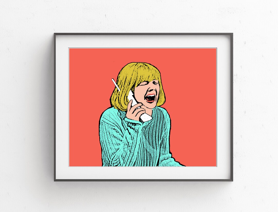 Scream Horror Art Print // Wes Craven Scream Horror Art // Scream Drew ...