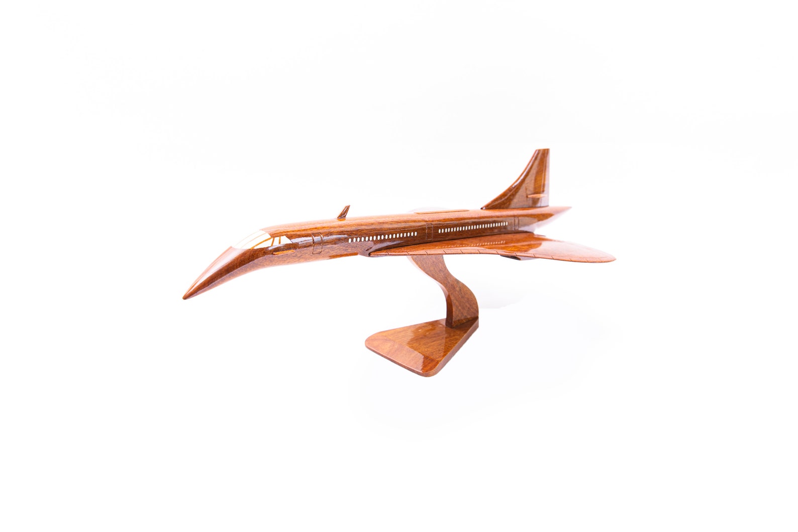 Wooden CONCORDE Airplane Model 18x12x6 - Etsy
